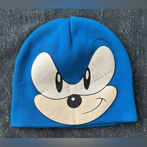 Sega | Accessories | Sonic The Hedgehog Blue Kids Beanie Hat | Poshmark